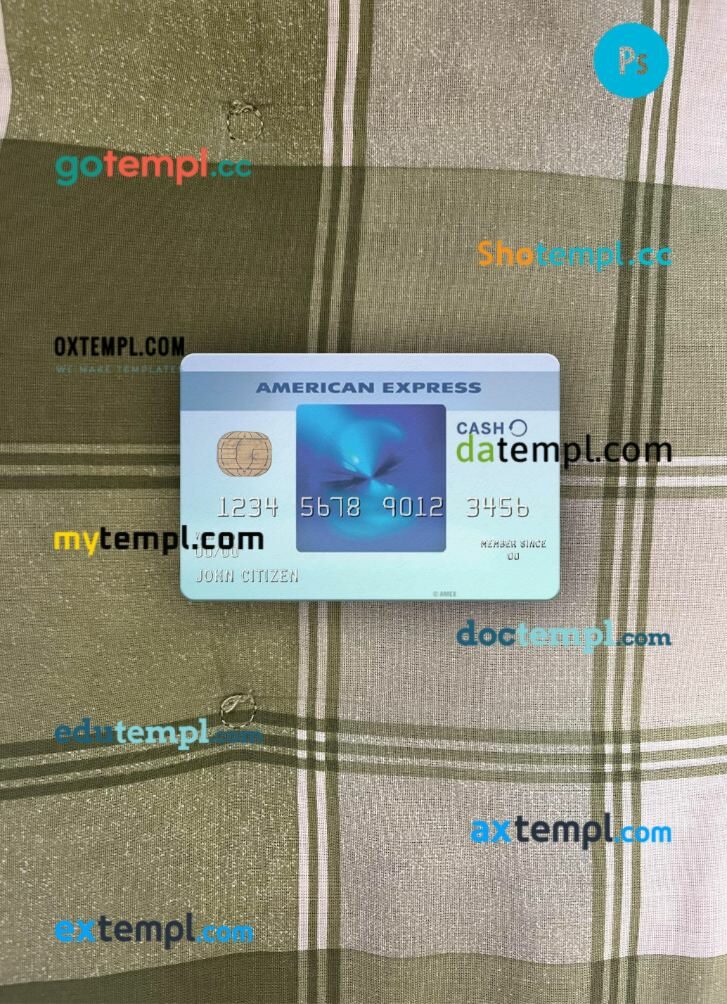 USA California BlueVine bank Blue Cash Everyday® Card from AMEX PSD ...